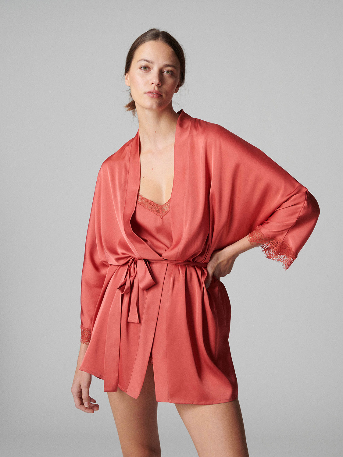 Kimono - Qwartz pink– Simone Pérèle UK